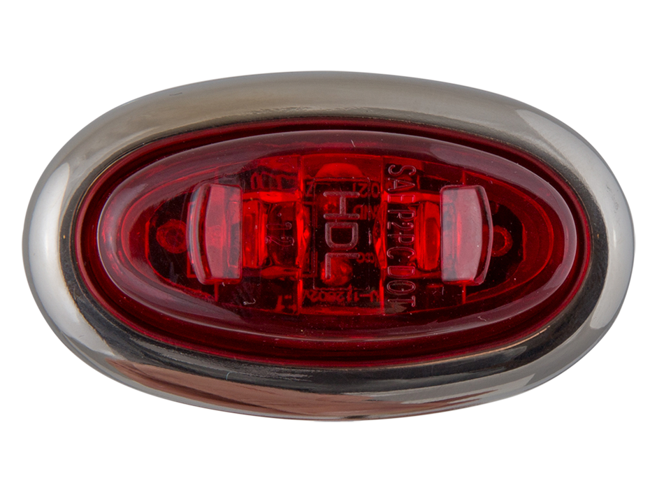 2" Mini Oval Clearance Marker with Stainless… | Heavy Duty Lighting