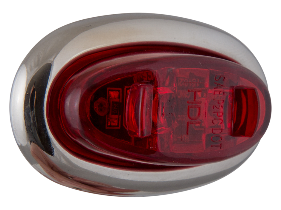 2" Mini Oval Clearance Marker with Stainless… | Heavy Duty Lighting