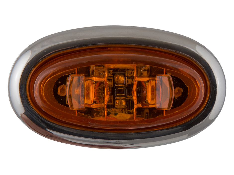 2" Mini Oval Clearance Marker with Stainless… | Heavy Duty Lighting