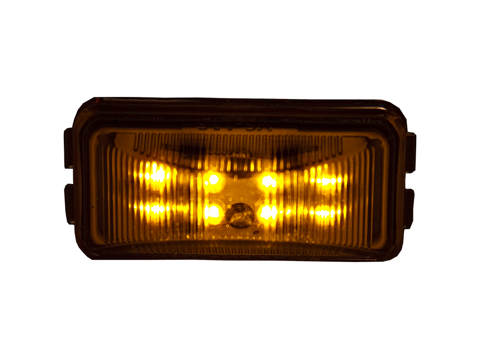 2.5" Rectangular Clearance Marker Light | Heavy Duty Lighting