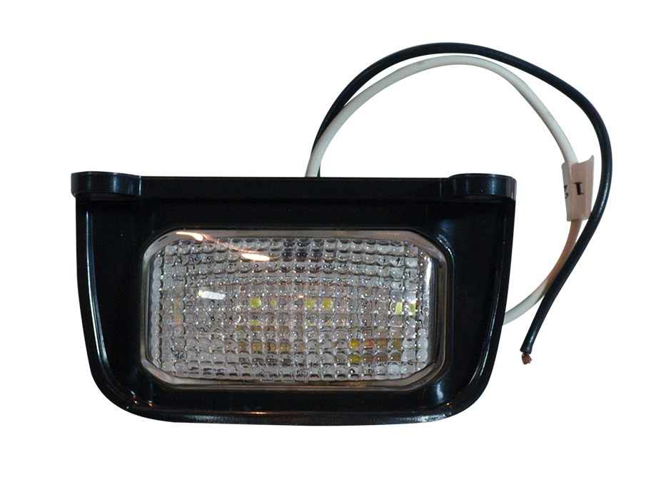 3" License Plate Light with Black ABS Housing | Heavy Duty Lighting