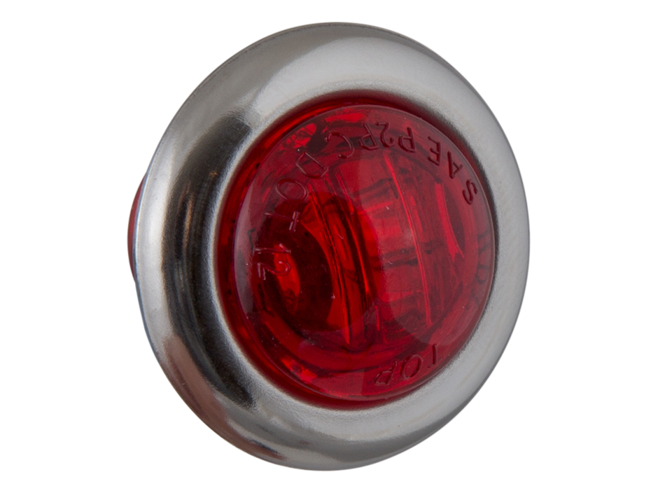 3/4" Mini Round Clearance Marker with Stainless… | Heavy Duty Lighting