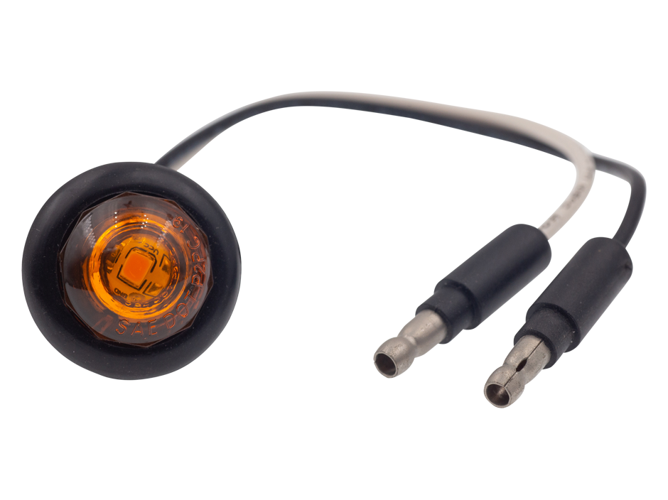 3/4" Mini Round Clearance Marker | 2 Wire | Heavy Duty Lighting