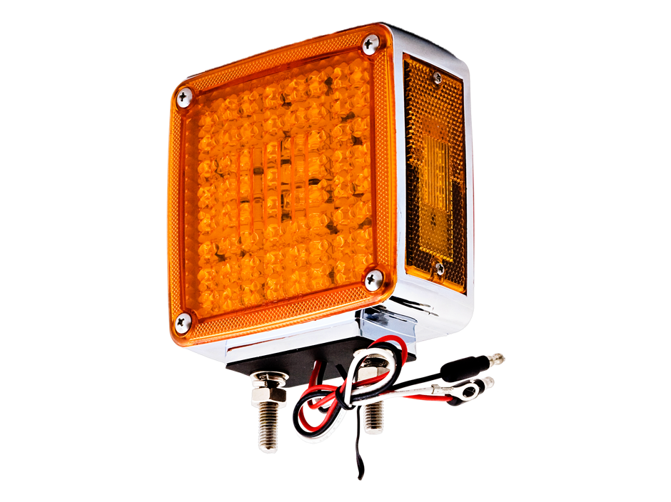 Double Post 5" Pedestal Park Turn Light | Left… | Heavy Duty Lighting