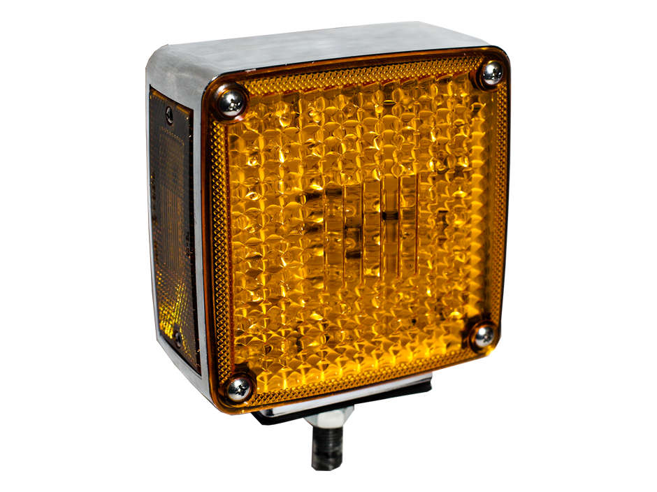 Single Post 5" Pedestal Park Turn Light | Right… | Heavy Duty Lighting