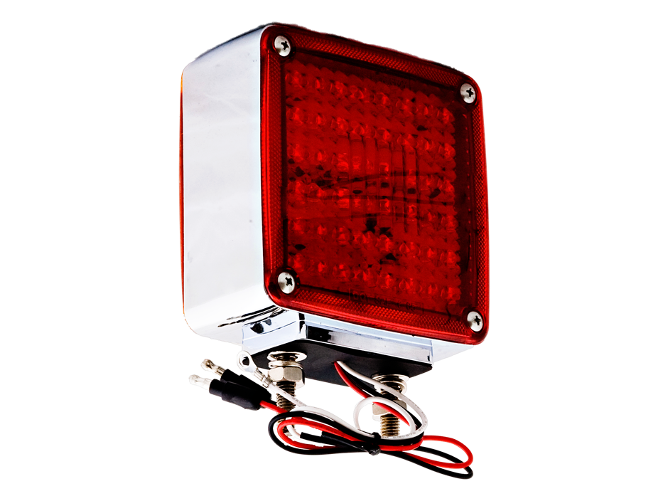 Double Post 5" Pedestal Park Turn Light | Right… | Heavy Duty Lighting
