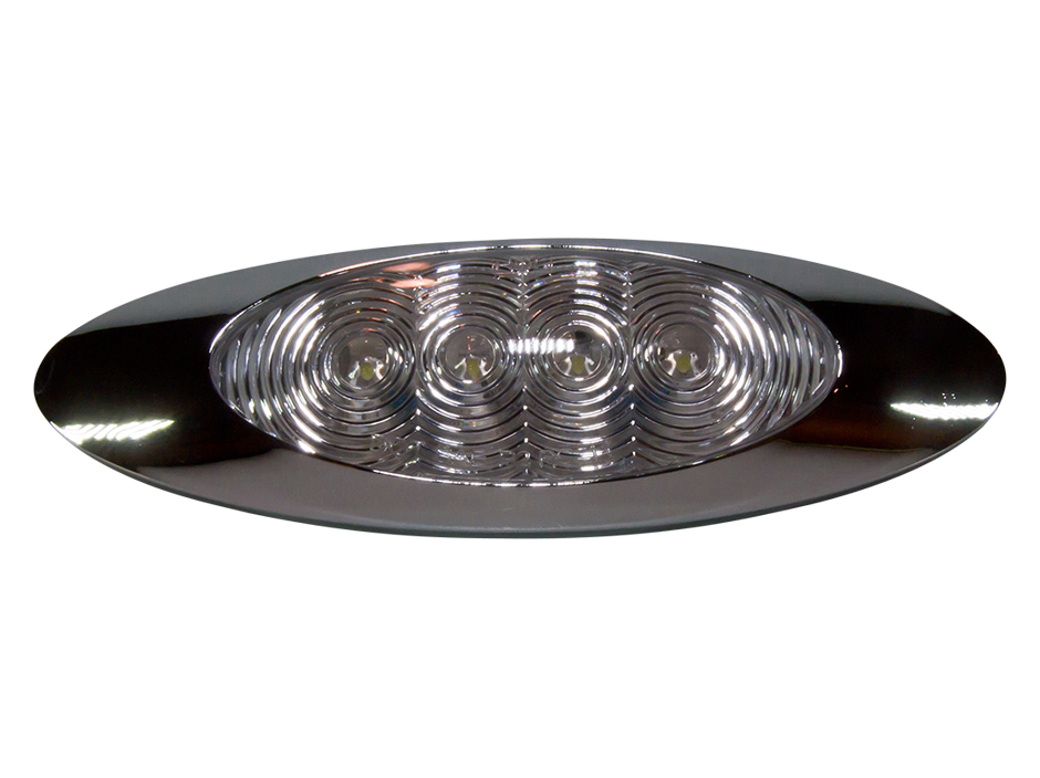 6" Oval Clear Lens Utility Light | Heavy Duty Lighting