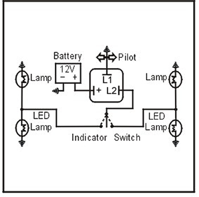 3 Pin Electronic LED Flasher | Heavy Duty Lighting