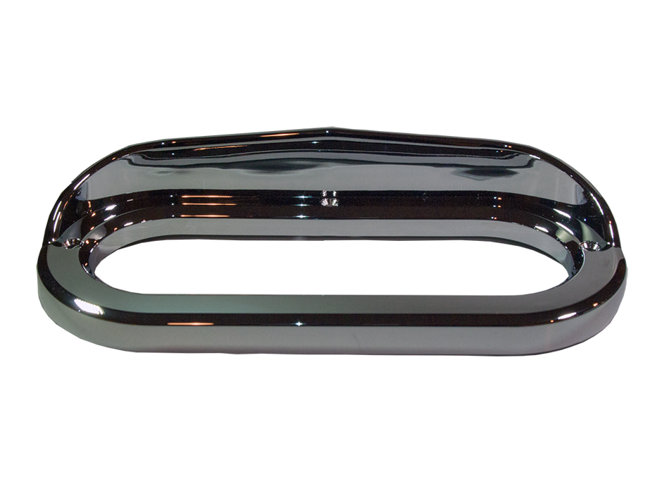 2.5" Chrome Plastic Bezel | Heavy Duty Lighting